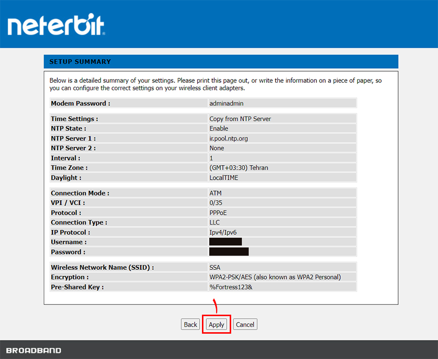 آموزش جامع تنظیمات مودم نتربیت (Neterbit) [تماشا کنید]